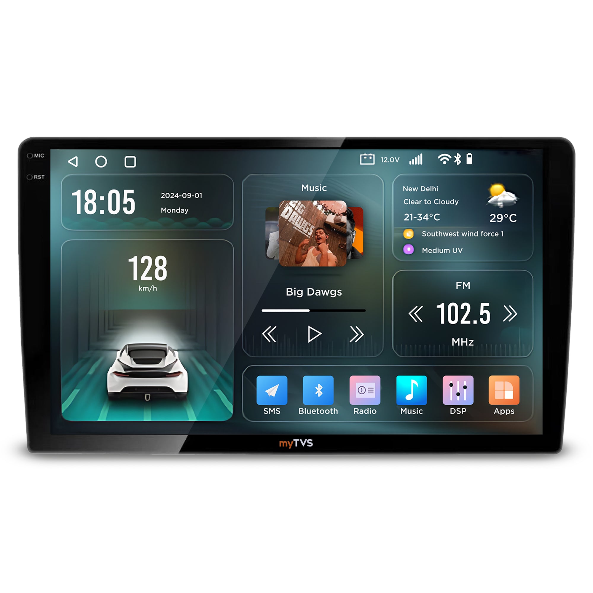 AP-92-6GB/128GB Inch Android Player (22.86 cm screen) WITH 360D CAMERA ...